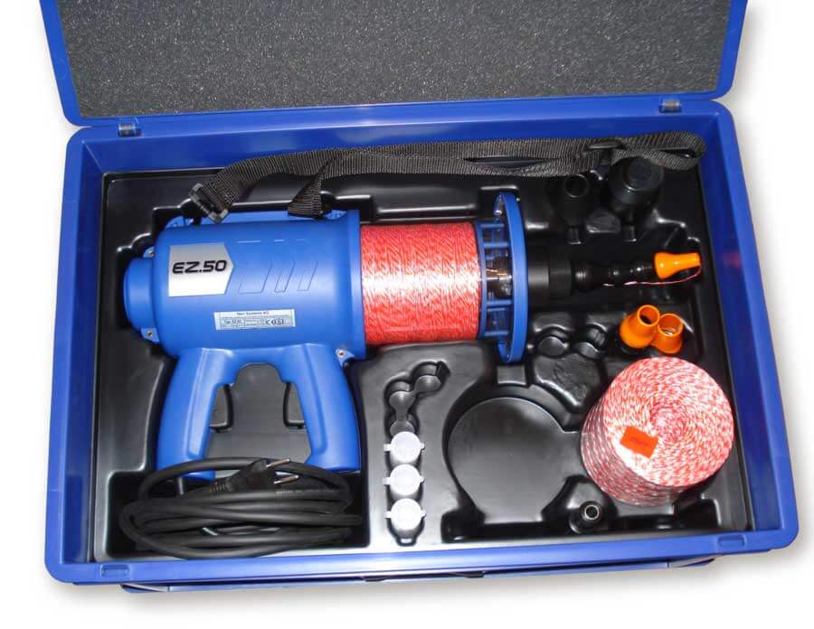 EZ50 Pull Line Conduit Blower. Save money and man power.